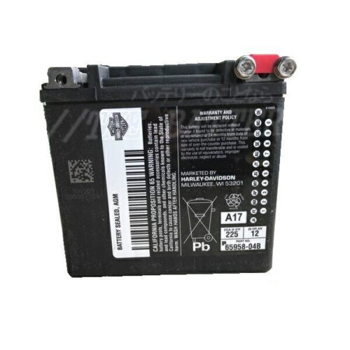 HD 66000208 旧 65958-04B ハーレーダビットソン 純正 バイクバッテリー 二輪用 6ヶ月保証 XLモデル2004年以降 ...